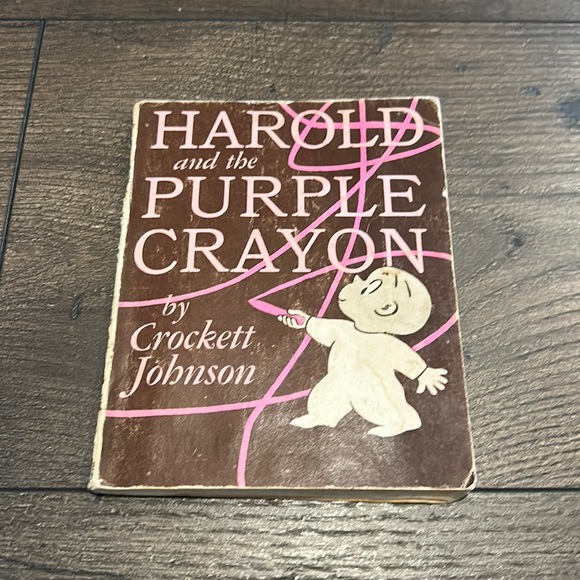 Other | Vintage Harold And The Purple Crayon By Crockett Johnson 1955 ...